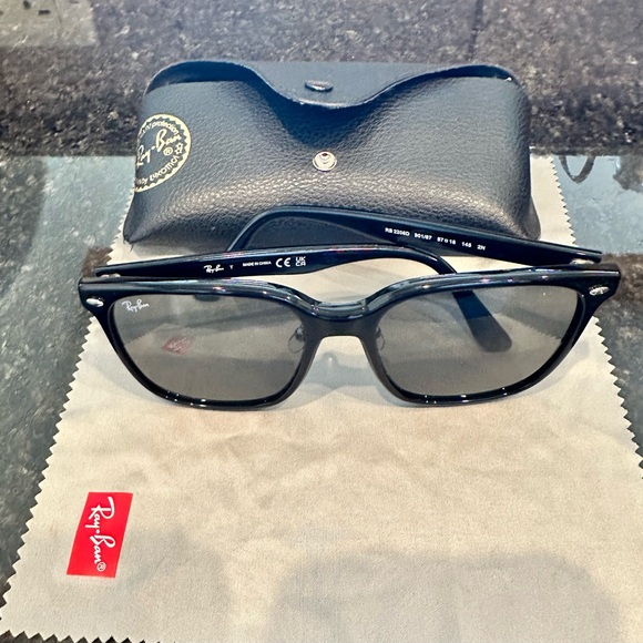 Ray-Ban | Accessories | Rayban Rb226d Black Square Sunglasses | Poshmark